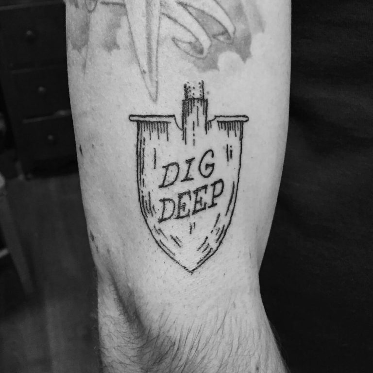 Trees reflection in the water tattoo - Tattoogrid.net