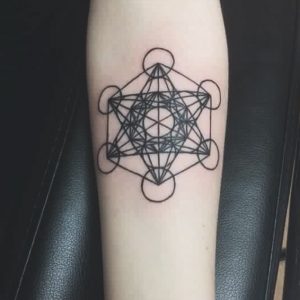 Metatron’s cube tattoo by matteo nangeroni - Tattoogrid.net