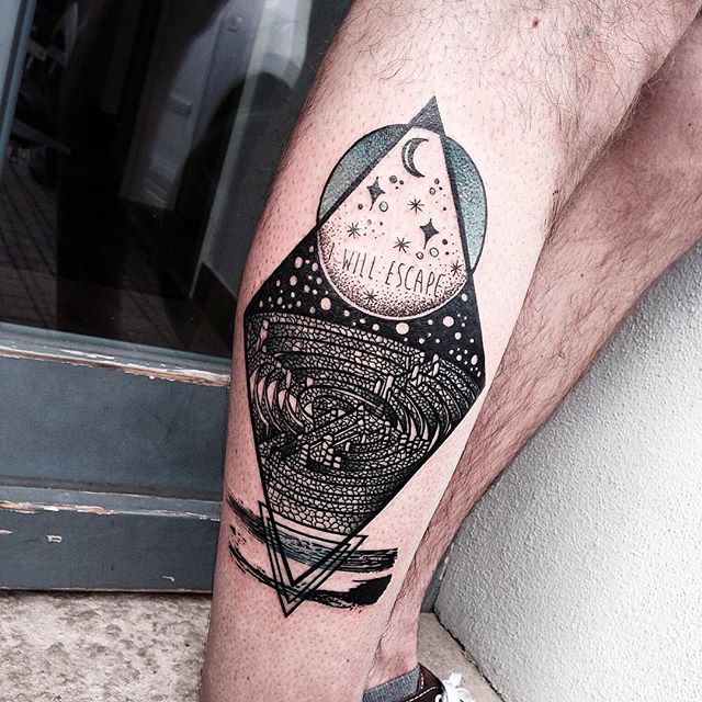 Maze Tattoo Tattoogrid