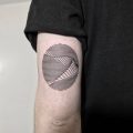 Abstract wavy line tattoo by Kevin King - Tattoogrid.net