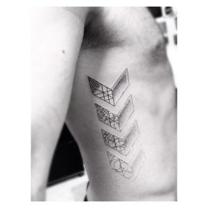 Upside down rose bouquet tattoo - Tattoogrid.net