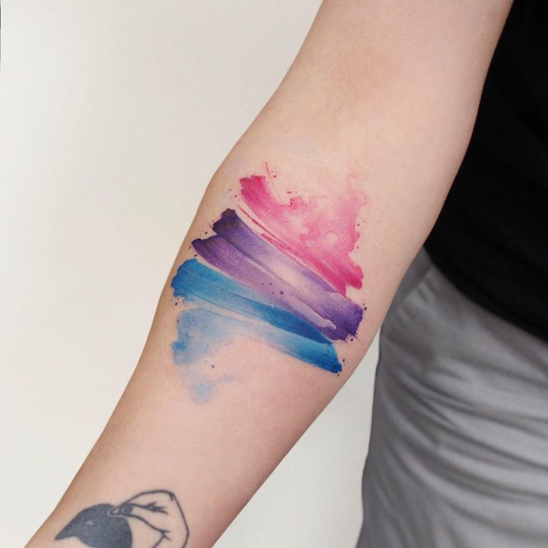 Abstract shapes tattoo by Aki Wong - Tattoogrid.net