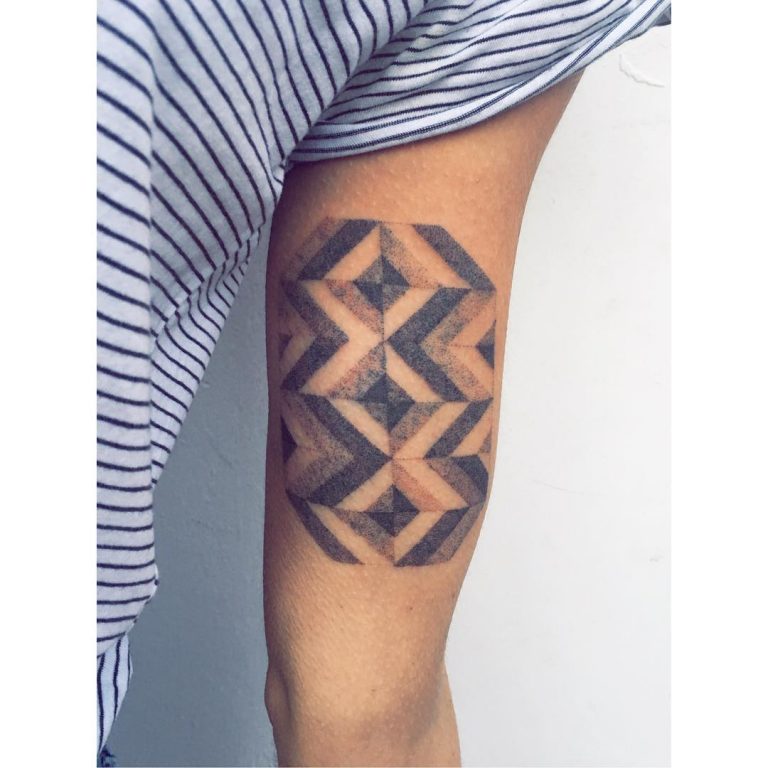 Fine line palm tree tattoo by kalula - Tattoogrid.net