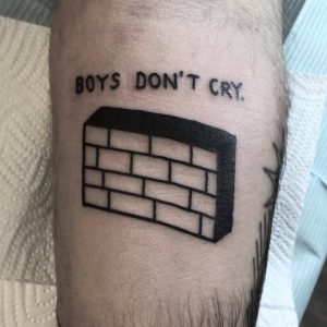 Crosshatch pizza slice tattoo - Tattoogrid.net