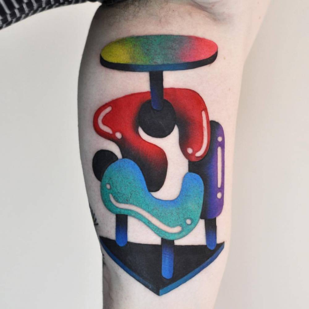 Abstractions by david côté - Tattoogrid.net