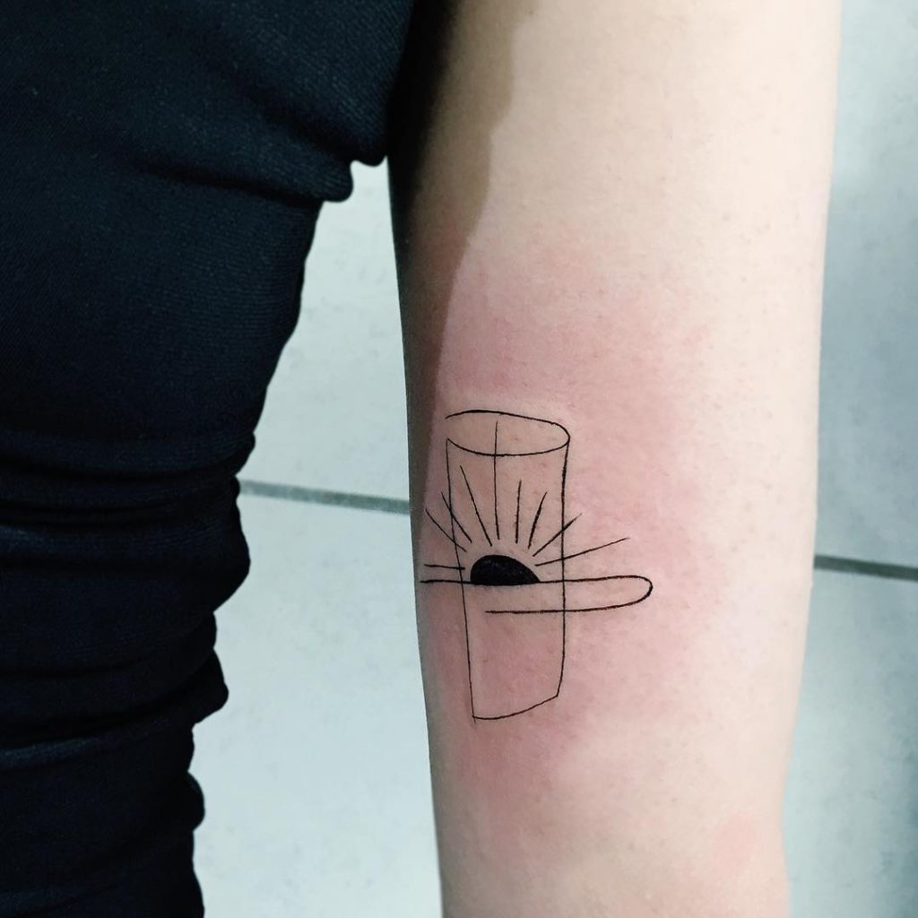 Waste container tattoo by @alexbergertattoo - Tattoogrid.net