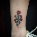 Negative space rose tattoo by anton1otattoo - Tattoogrid.net