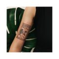 Curtain tattoo - Tattoogrid.net