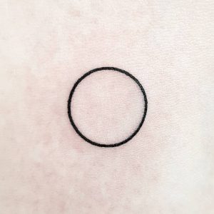 Fine line geometric pattern - Tattoogrid.net