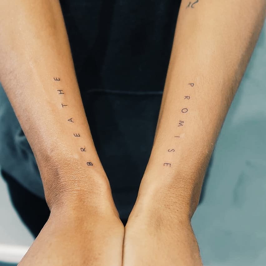 Simple Words Tattoo By Cholo Tattoogrid Simple Words Tattoo By Cholo Tattoogrid