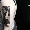 Abstract triangle tattoo - Tattoogrid.net