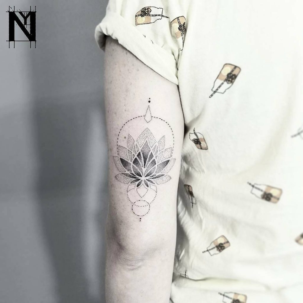 Minerva and california poppies tattoo by Kelli Kikcio - Tattoogrid.net