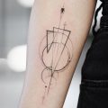 Triangle and lines tattoo by Wagner Basei - Tattoogrid.net