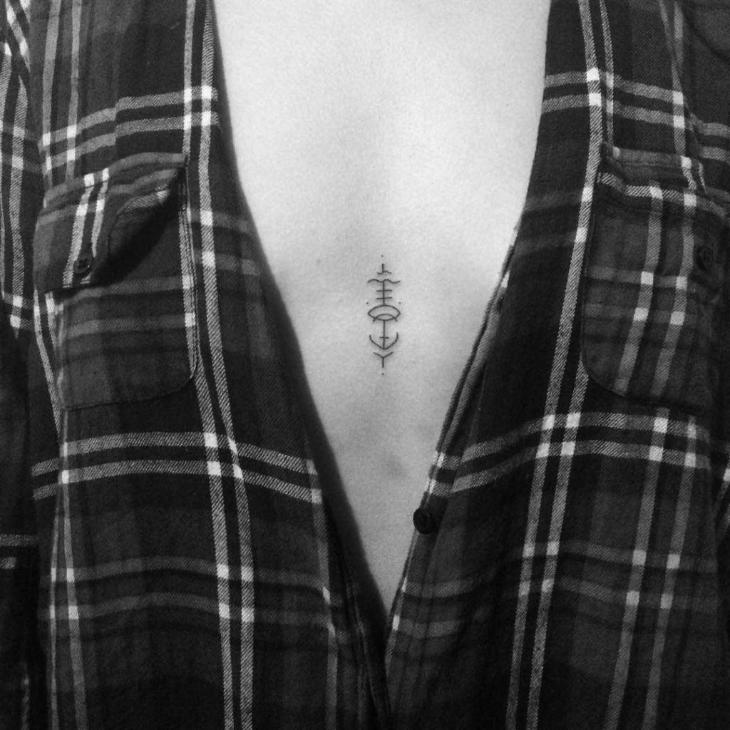 Geometric human shapes tattoo - Tattoogrid.net