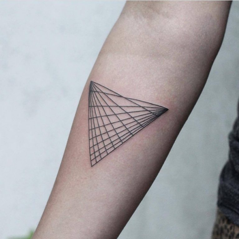 Geometric pattern arm tattoo - Tattoogrid.net