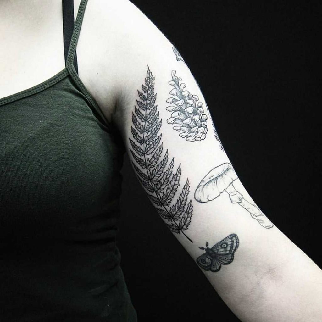 Black tree branch tattoo - Tattoogrid.net