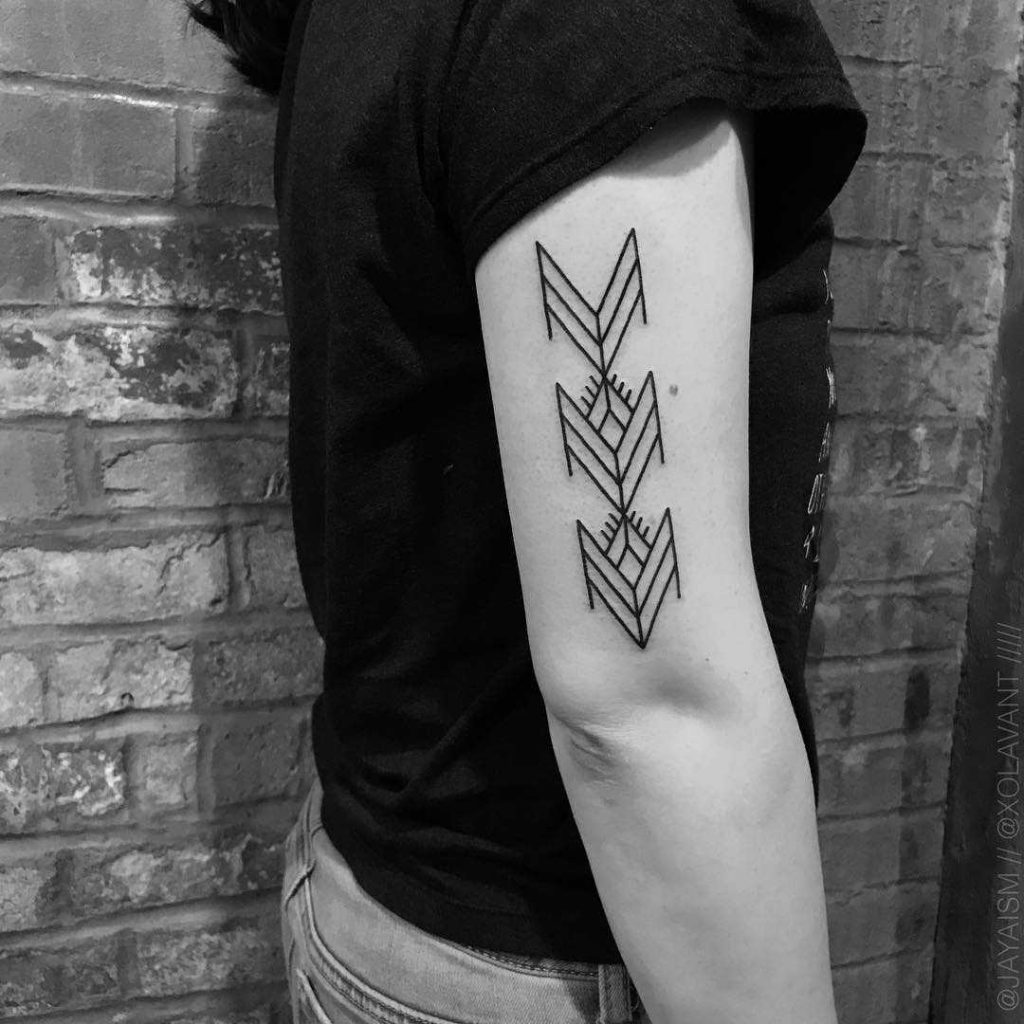 Triple rhombus tattoo by Zaya Hastra - Tattoogrid.net