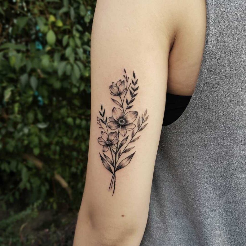 Tiny Stick And Poke Flowers