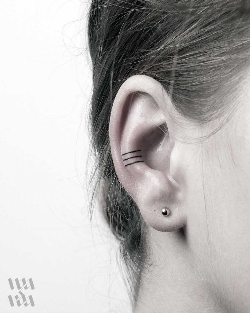 Ear Tattoos - A Perfect Choice For The Ladies | Most Beautiful Ear ...
