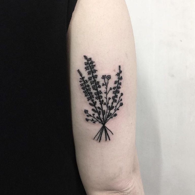 Bell flowers tattoo by Eden Kozo - Tattoogrid.net