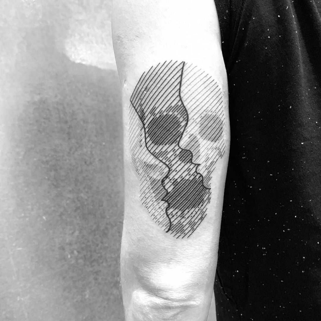 Shark jaw on an elbow Primordial Pain Studio Milano - Tattoogrid.net