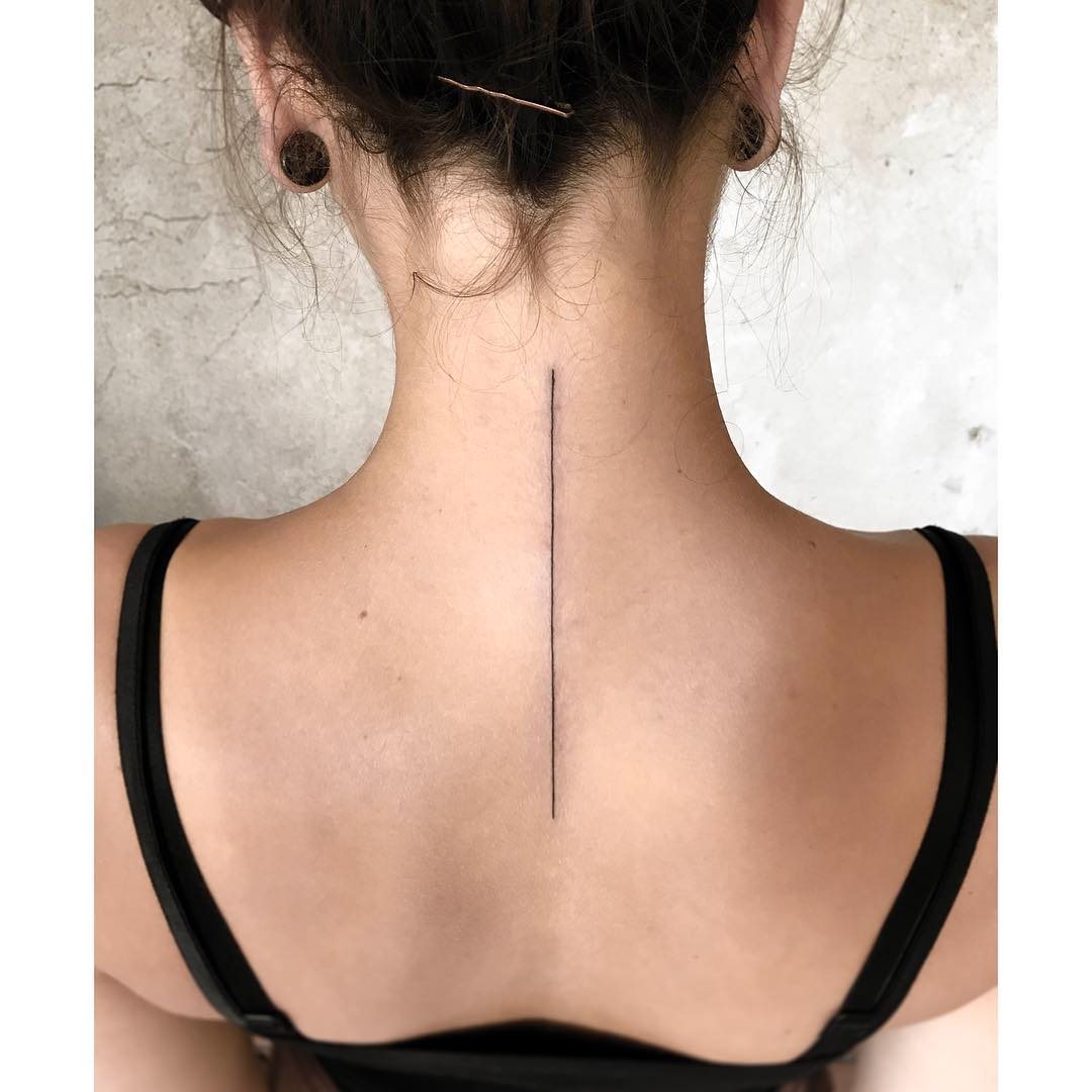 Straight Line Tattoo By Ann Gilberg Tattoogrid Straight Line Tattoo By Ann Gilberg Tattoogrid