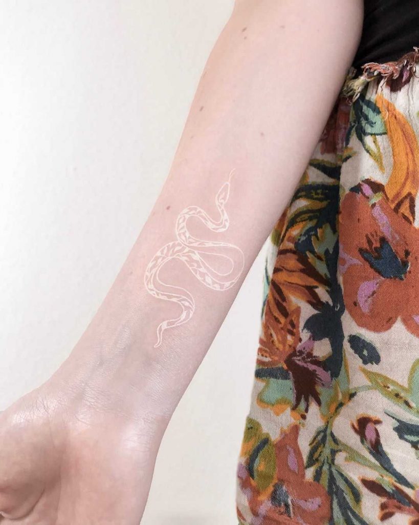 White tattoos - discover the most beautiful white ink ideas