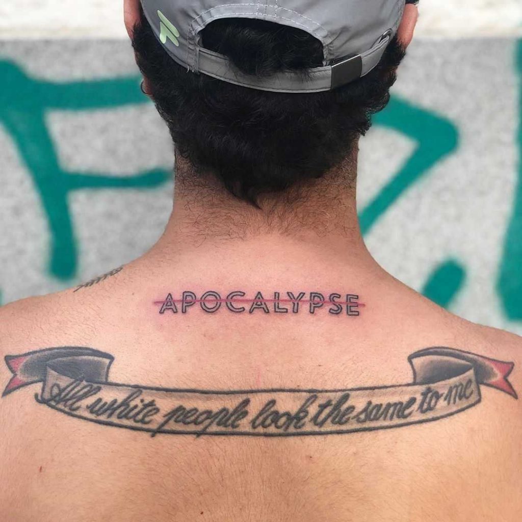 Hole in a grid tattoo by Julim Rosa - Tattoogrid.net