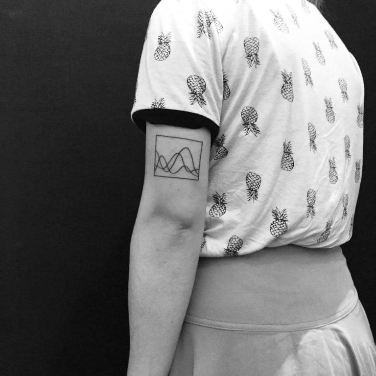 Abstract black rectangle tattoo - Tattoogrid.net