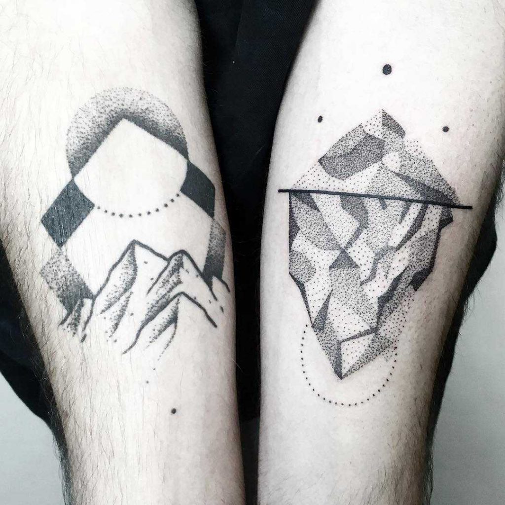 Wavy lines tattoo - Tattoogrid.net