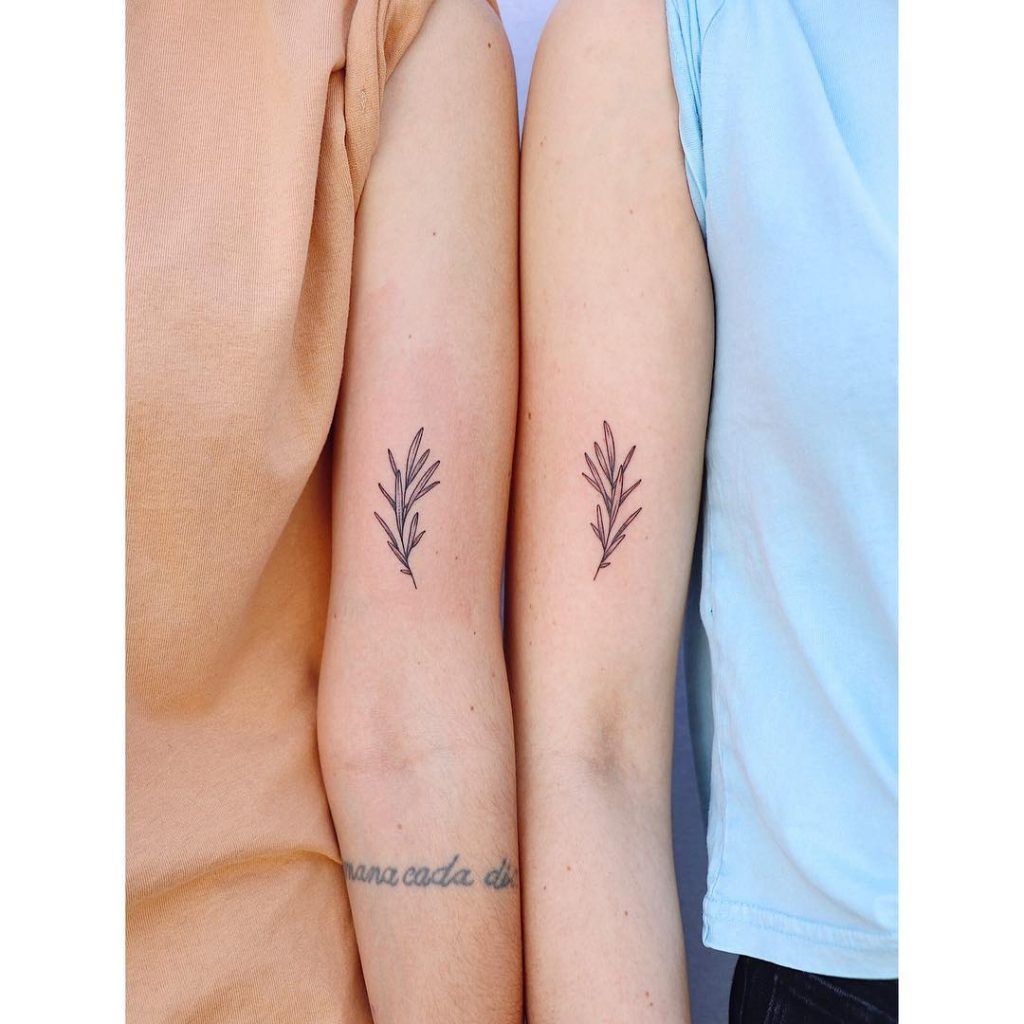 Matching dog tattoos by Lara Simonetta - Tattoogrid.net