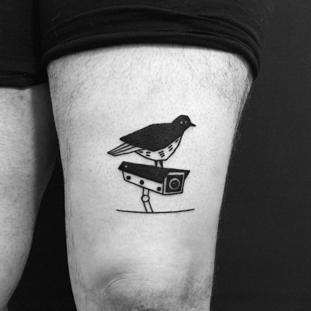 Hubba bubba bubble gum tape tattoo by Sabrina Parolin - Tattoogrid.net