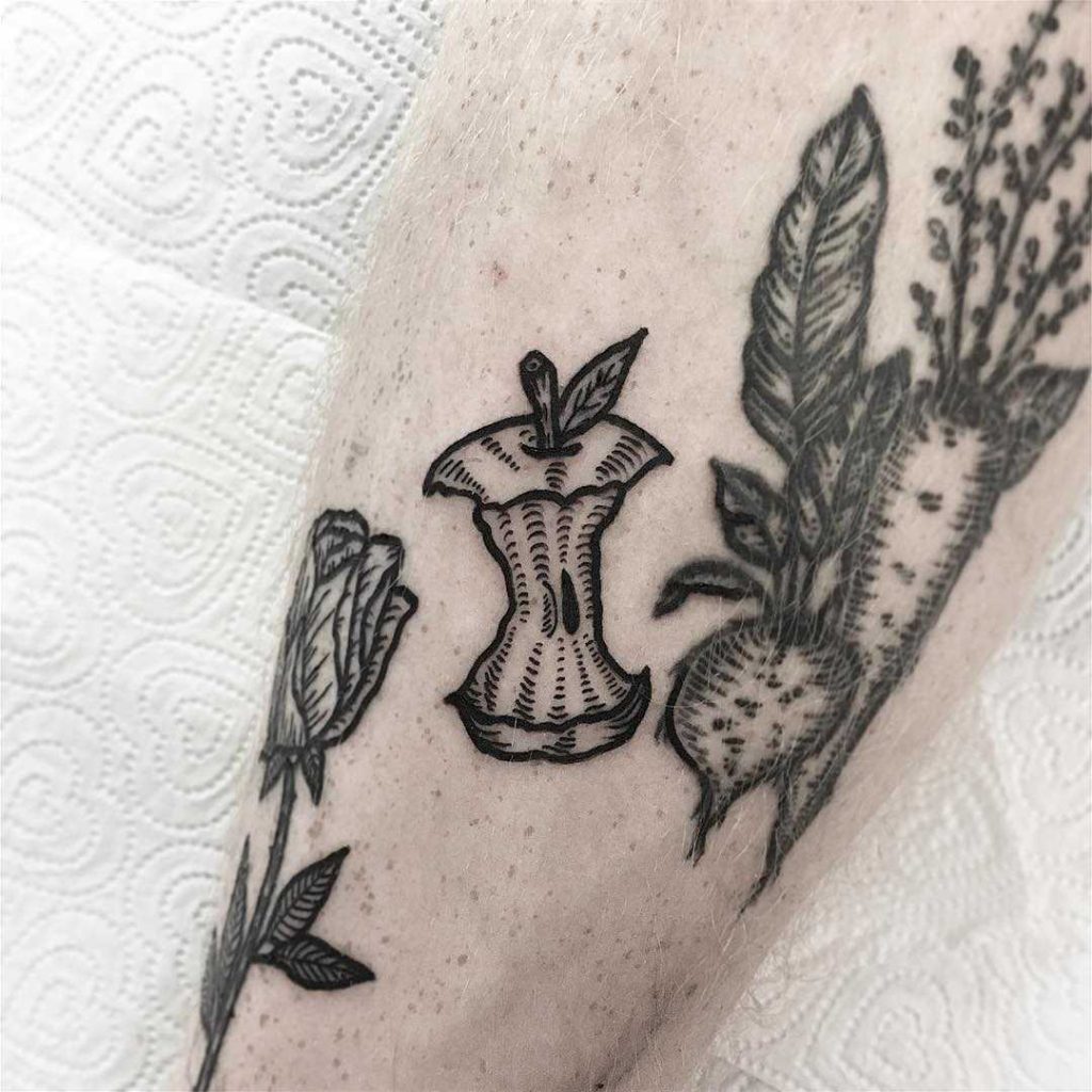 Falling girl tattoo by tattooist Ian Wong - Tattoogrid.net