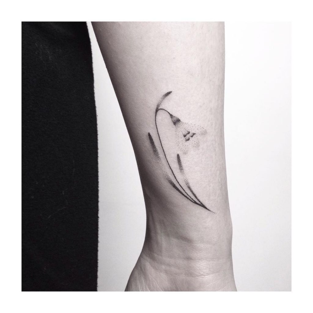 Salvia plant tattoo - Tattoogrid.net