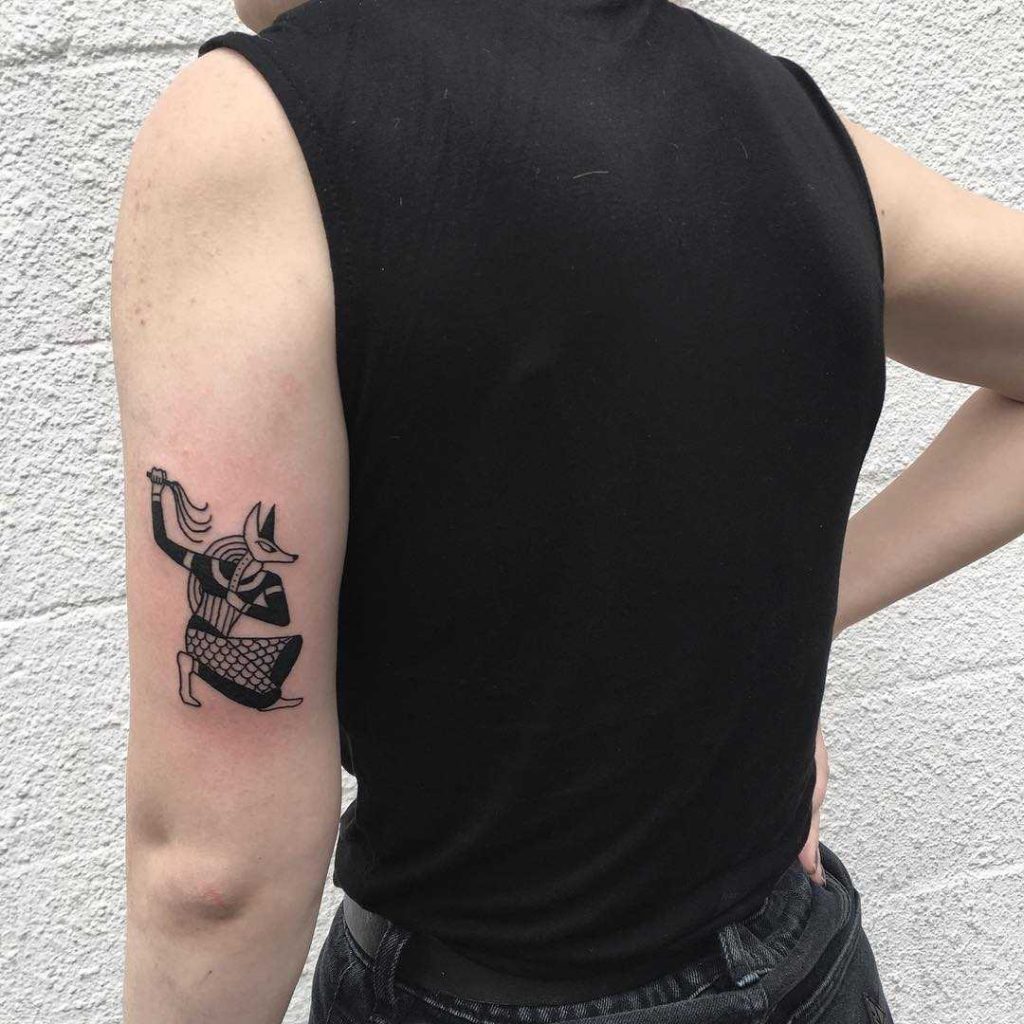 Licking fence tattoo - Tattoogrid.net