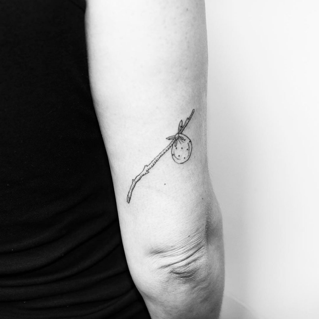 Cool burning candle tattoo - Tattoogrid.net