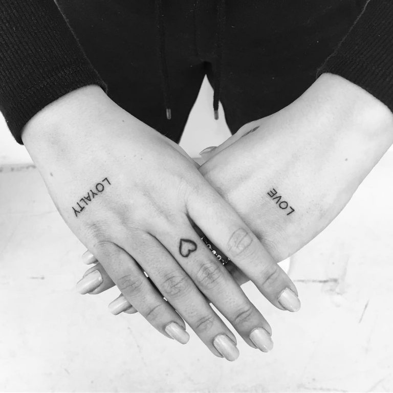 Typewriter font script tattoo by lindsay april - Tattoogrid.net