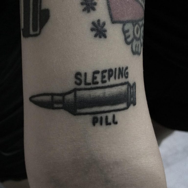 Distorted face tattoo by Adam Vunoir - Tattoogrid.net