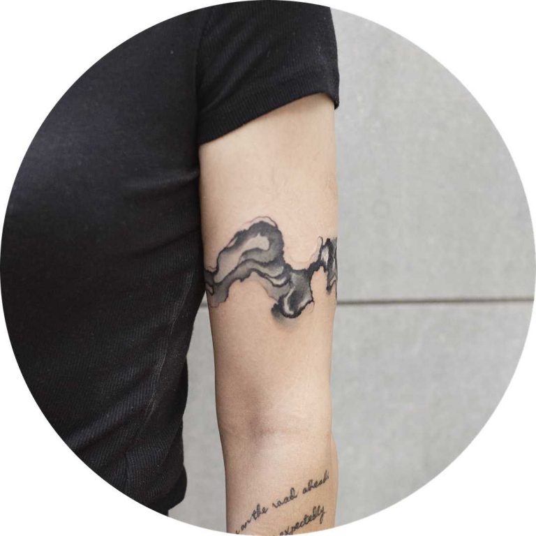 Abstract marble planet by Aga Kura - Tattoogrid.net