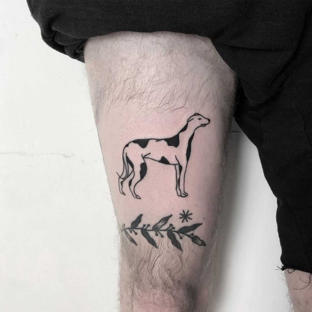 Fine line moody bear by @firstjing - Tattoogrid.net