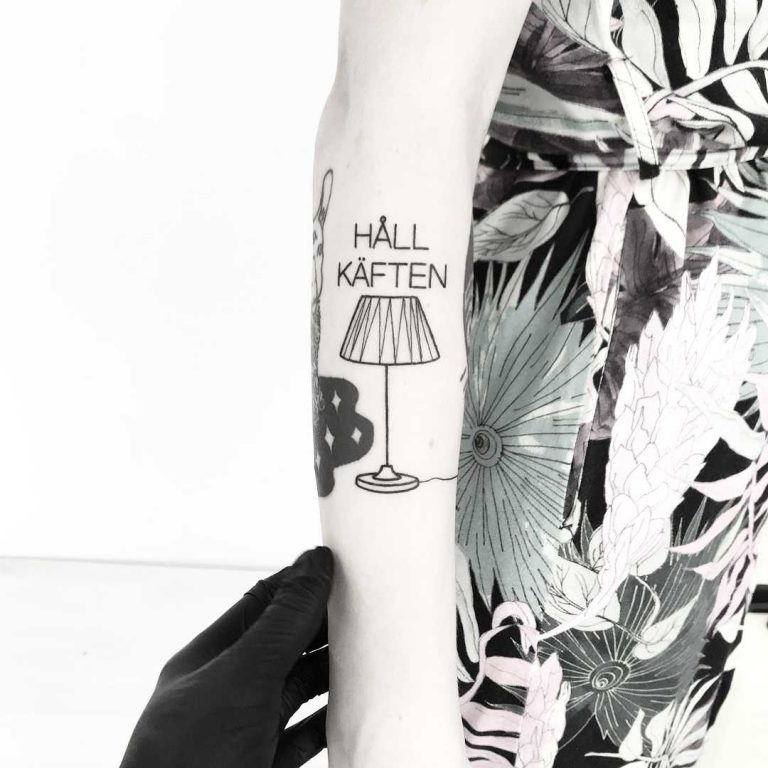 Vase tattoo on the forearm - Tattoogrid.net