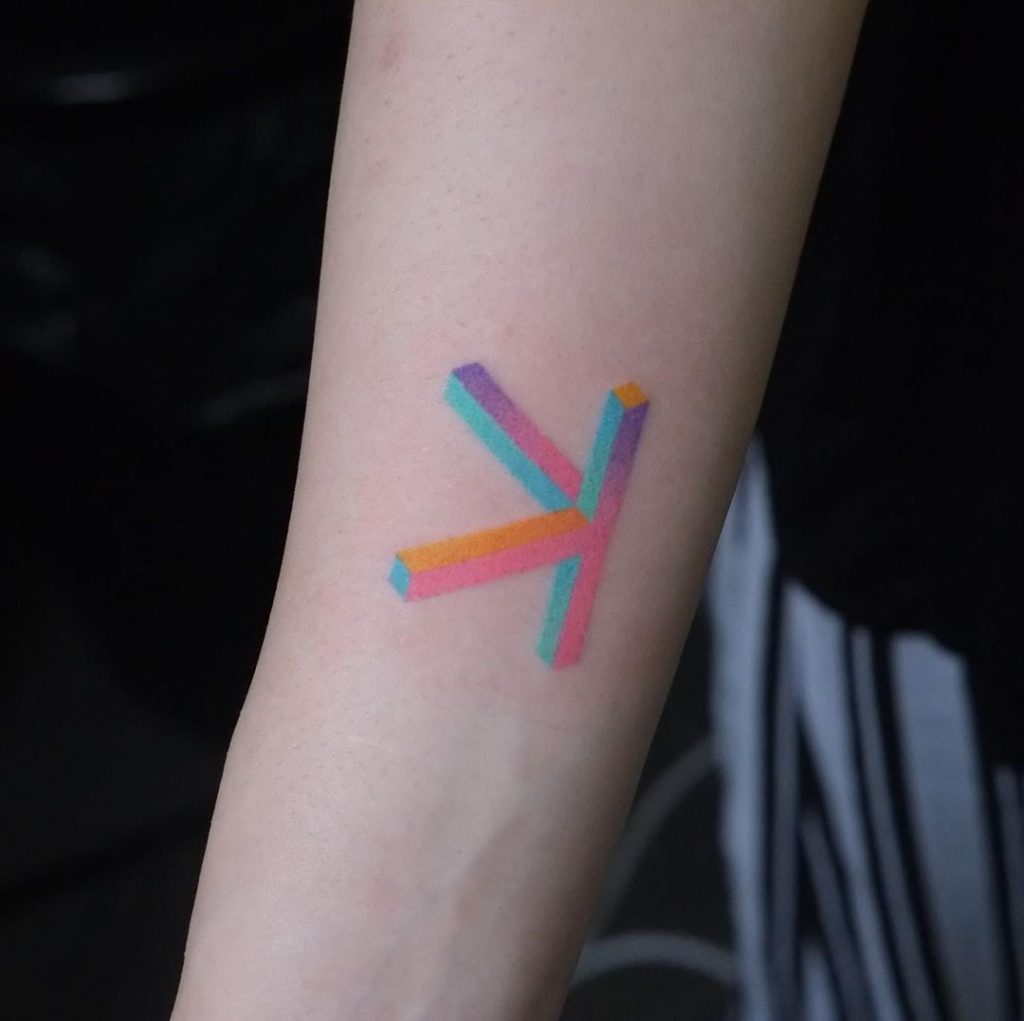 Waste container tattoo by @alexbergertattoo - Tattoogrid.net