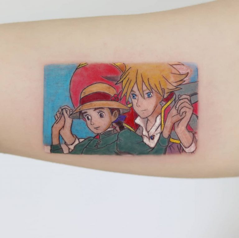 Trees reflection in the water tattoo - Tattoogrid.net