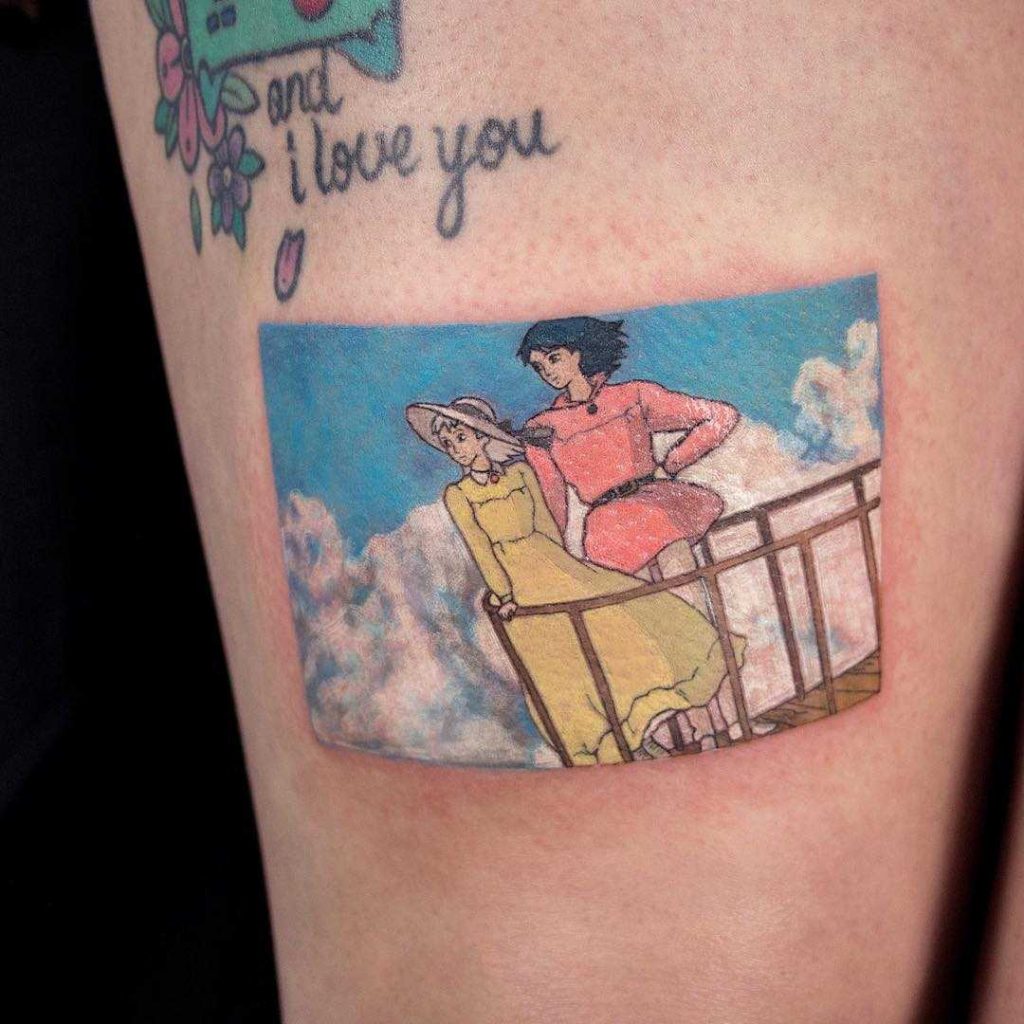 Moebius character tattoo by Eugene Dusty Past - Tattoogrid.net